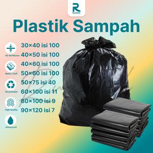 Jual Kantong Plastik Sampah 30x40 40x50 40x60 50x60 50x75 60x100 80x100 ...