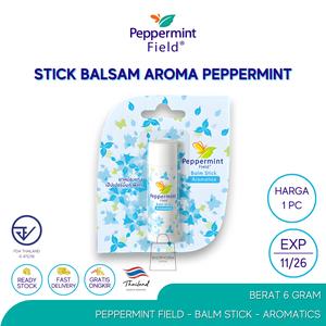 Jual Peppermint Field Balm Stick Aromatics Biru Ukuran 6 Gram Original ...