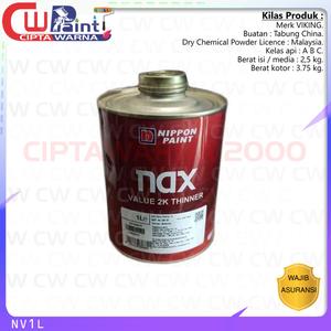 Jual Nax Value 2K PU Thinner Nippon Paint Pengencer Cat 1 Liter - Kota Palembang - Toko Cat ...