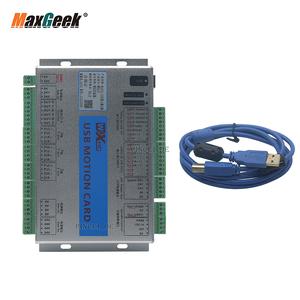 Jual Maxgeek Upgrade CNC Mach3 USB 3/4/6 Axis Motion Control Card Breakout Board 2MHz Driver ...