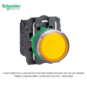 Jual FLUSH COMPLETE ILLUM PUSH BUTTON DIA22 SPRING RETURN 1NO+1NC 24V ...
