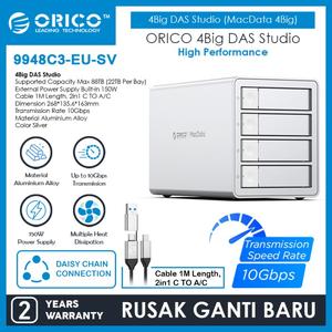 Promo ORICO 4Big MacData DAS Studio 4 Bay HDD Enclosure SSD Enclosure DaisyChain Enclosure USB-C ...