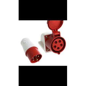 Jual surface mounting 4x32a stop kontak industri 4pin 32a soket ...