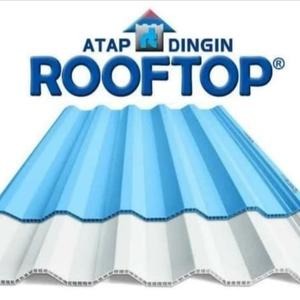 Jual LAR1S. ATAP ROOFTOP Atap uPvc rooftop (Warna Putih Dan Biru ...