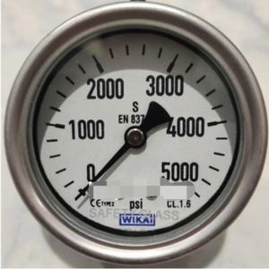 Jual Pressure gauge Wika 2,5" inch 0-4000Psi drat 1/4" NPT brass lower Best - Kota Surabaya ...