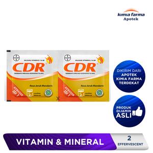 Jual CDR STRIP 2 TABLET EFFERVESCENT / SUPLEMEN KESEHATAN TULANG ...