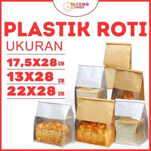 Jual Kantong Kertas Plastik Roti Tawar Plastik Bag Croissant Zip Lock ...