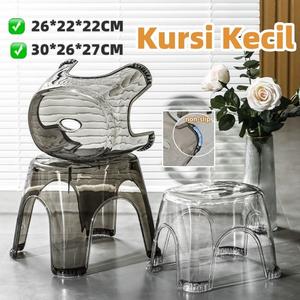 Jual Transparent Small Stool / Bangku Akrilik Transparan / Kursi Kamar ...