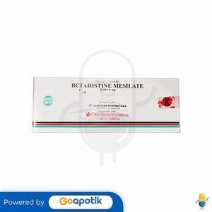 Jual BETAHISTINE MESILATE NULAB 6 MG BOX 30 TABLET - Kota Surabaya ...
