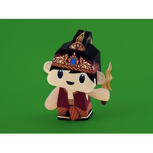 Jual Nakula Pandawa Diorama papercraft miniatur sejarah warisan dunia ...