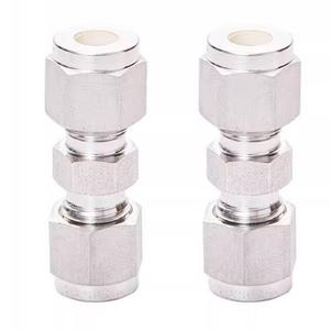 Jual 6000PSI 316 Stainless steel ferrule fitting Straight through ...