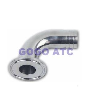 Jual Food grade Sanitary Connector elbow O.D 63mm stainless steel ...