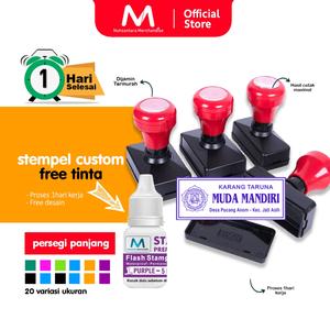 Jual CETAK STEMPEL FLASH PERSEGI PANJANG OTOMATIS CEPAT / CUSTOM STEMPEL PEMERINTAHAN PERUSAHAAN ...