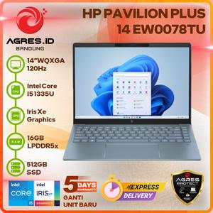 Promo HP Pavilion Plus 14 EW0078TU I5 1335U 16Gb 512Gb 14" WQXGA OLED 120Hz - Paket Proteksi ...