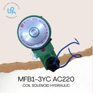 Jual COIL SOLENOID HYDRAULIC MFB1-3YC AC220V + SHAFT Best - Kota ...