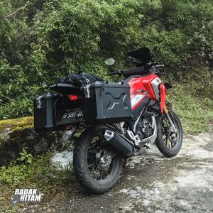 Jual Side - Box Samping Motor Badak Hitam Alumunium Pannier 27Liter ...