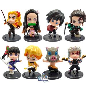 Jual BAGUS!!! Figure Kimetsu No Yaiba Chibi Anime Demon slayer Set 8 ...