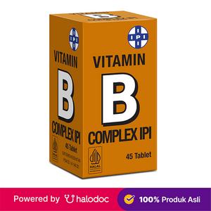 Jual Vitamin B Complex Ipi 45 Tablet - Vitamin & Suplemen A,B & E ...