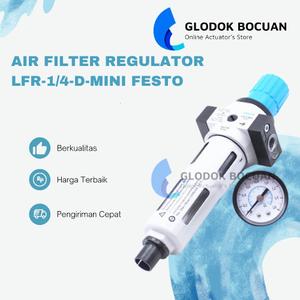 Jual LFR-1/4-D-MINI Pneumatic Air Filter Pressure Regulator Festo Pengatur Tekanan Dan Filter ...