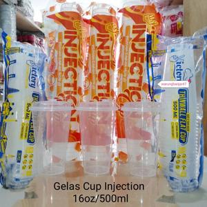 Jual [Isi 25 Pcs] Gelas Cup Injection Victory 16Oz 500Ml Gelas ...