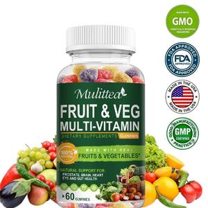 Jual 60PC VITAMIN KOMPLEKS BUAH DAN SAYUR KAYA MULTIVITAMIN SERAT ...