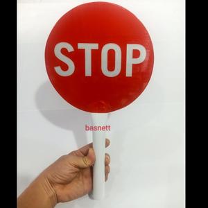 Jual Rambu Stop Diameter 20 Cm Papan Stop Rambu Lalu Lintas Stop Plang ...
