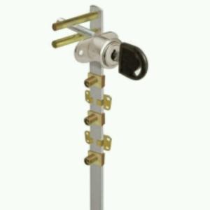 Jual Kunci Sentral / Central Depan / Kunci 3 Laci Lemari Lengkap Sama ...