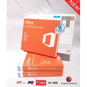 Jual Microsoft office 2016 Pro Plus Fullbox Original 32/64Bit in card ...