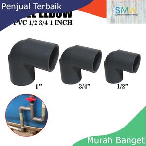 Jual Knee Elbow L PVC Keni Polos Ukuran 1/2 Inci 3/4 Inci 1 Inci - 1/2 ...
