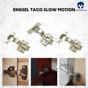 Jual Engsel Slow Motion engsel sendok Hydraulic Hinge isi 1 set (2 pcs ...