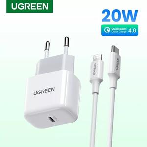 Jual UGREEN MINI Charger 20W PD Fast Charging QC 3.0 4.0 untuk iPhone ...