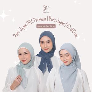 Promo PARIS JAPAN ORI PREMIUM/Hijab paris jadul segi empat/Krudung ...