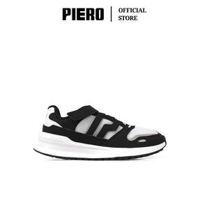 Promo Piero Sepatu Sneakers Jogger 24 Jr Black White Black PIE1000025 ...