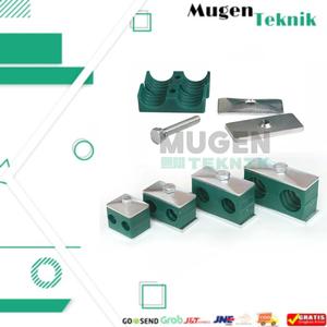 Jual 20MM Clamp Stauff Pipe Tubing Hydraulic Klem Pipa Hidrolik Light ...
