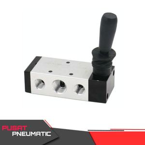 Jual Mechanical valve hand control 3/2 type jenis Tuas 3 lubang drat 1/4" - Jakarta Timur ...
