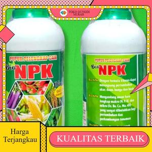 Jual bio NPK plus 500 ml pupuk cair penyubur akar daun batang bunga buah tanaman pangan dan hias ...