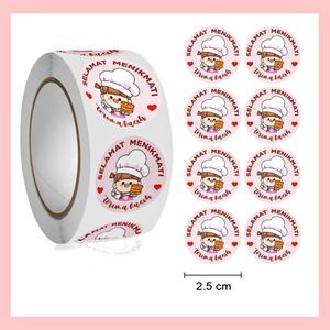 Jual [ MINIMAL ORDER 50 PCS ] Sticker Thank You Selamat Menikmati ...