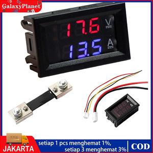 Jual Promo Terbaru! Digital Voltmeter Amperemeter 0-100V 10A Alat Ukur Tegangan Arus DC ...