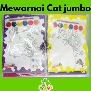 Jual Mewarnai Cat Air Jumbo Uk 18,5cm x 26 cm 1 pcs (Mewarnai Cat jumbo ...