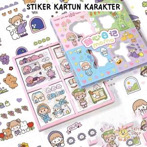 Jual Sticker Aesthetic Momo 2D Stiker Pack Isi 100 Lembar Kartun ...