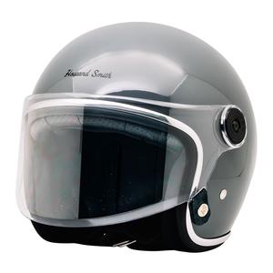 Promo Howard Smith Jetter Retro Helm Half Face - Modern Grey - XL - Kab ...