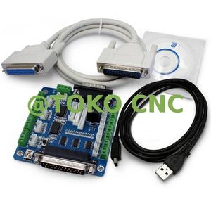 Jual Usb 5 Axis Cnc Breakout Board Interface Adapter Stepper Motor ...