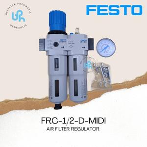 Jual FRC-D-MIDI / FRC-1/2-D-MIDI FESTO AIR UNIT FILTER REGULATOR LUBRI ...