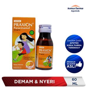 Jual PRAXION SIRUP 60 ML / OBAT DEMAM NYERI ANAK / KIMIA FARMA ...