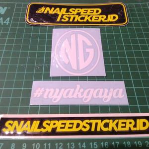 Jual STICKER UNIVERSAL LOGO NYAKGAYA NG SET - Jakarta Barat - Sentral ...