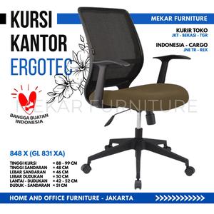 Jual Ergotec GL 831 XA Kursi Kantor Kursi Kerja Kursi Jaring - Kota Surabaya - gambilnstore ...