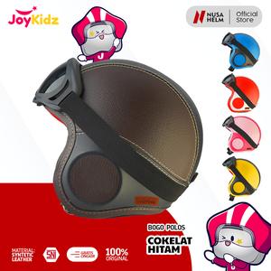 Jual Helm Bogo Anak 2 Sampai 6 Tahun Polos Kacamata Retro Bahan Kuat ...