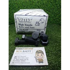 Jual Baut Mur Baja UNC / INCHI 8.8 5/8X1-1/2 Hitam - Kota Tangerang ...