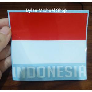 Jual STIKER MOBIL BENDERA TULISAN INDONESIA FLAG MERAH PUTIH VINYL ...