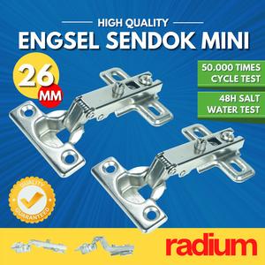 Jual Engsel Sendok Mini 26mm RADIUM lemari small hinges kecil lm mh ...
